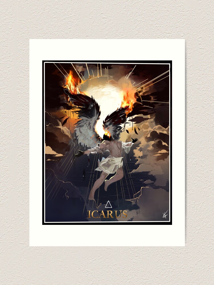 "Icarus" Art Print for Sale by LavenderMothX | Redbubble