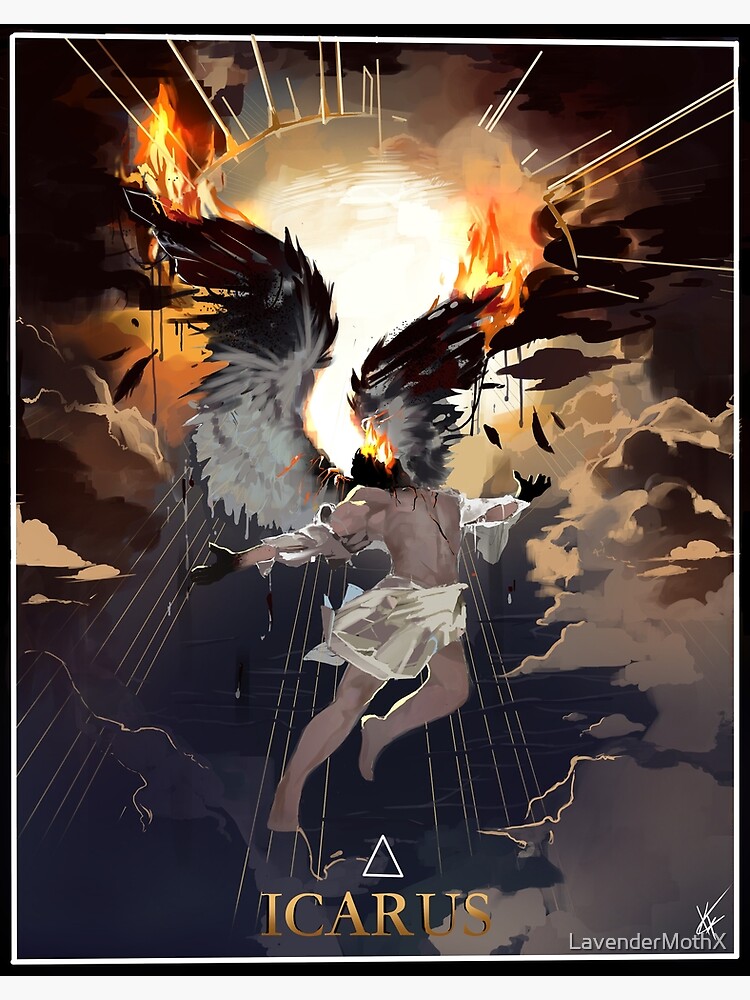 "Icarus" Art Print for Sale by LavenderMothX | Redbubble