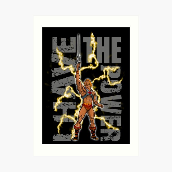 "He-Man Powerful Guy" Art Print for Sale by psychomaster | Redbubble