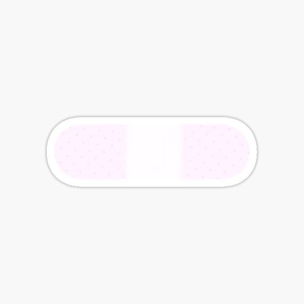 "Light Pink Bandaid" Sticker by Neteshez | Redbubble