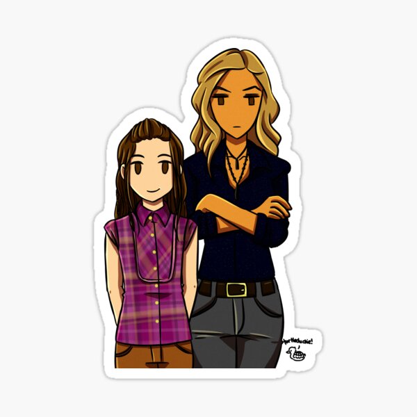 "Sunday's Best - Tris and Anya" Sticker for Sale by turtleduckie ...