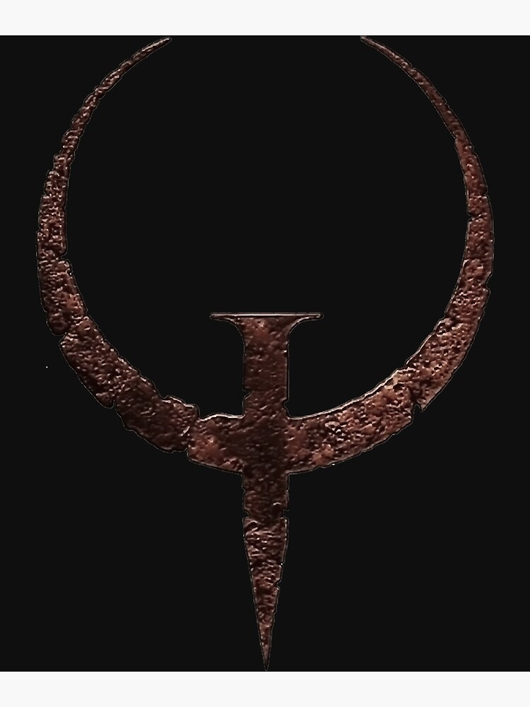 "Quake 1 Logo Essential T-Shirt.png" Poster for Sale by Dariredith ...