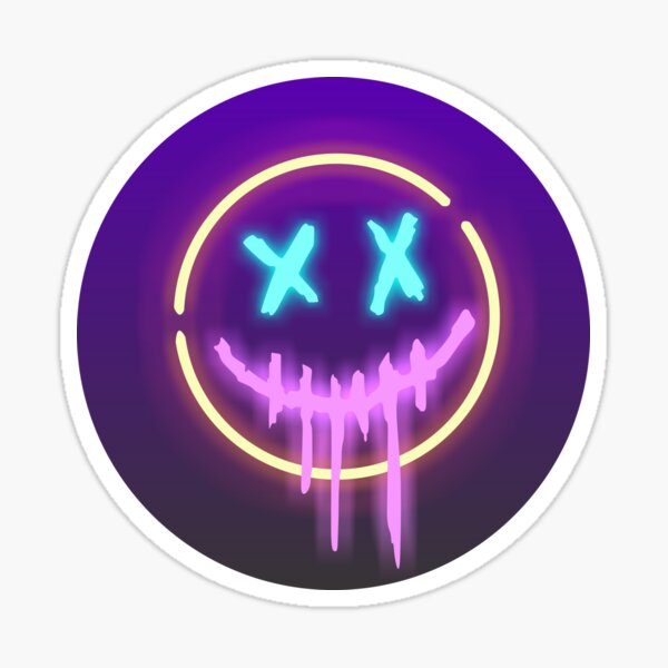 "Neon Abyss" Sticker for Sale by Jizzuz | Redbubble