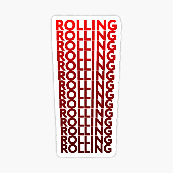 "Rolling Rolling!" Sticker by goodbai | Redbubble