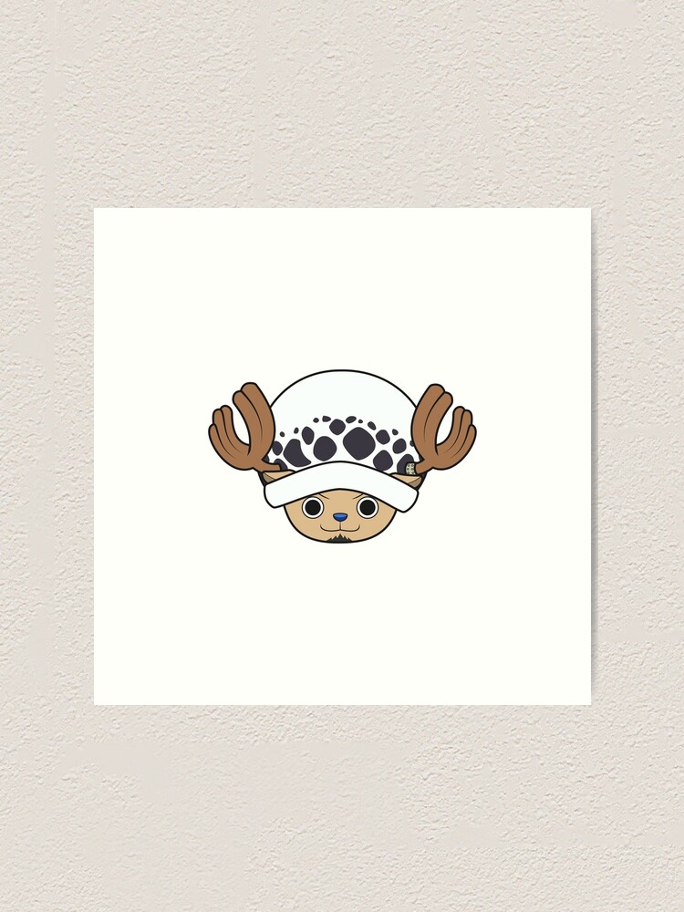 "Chopper as Law Chibi Head" Art Print by ChibiCheems | Redbubble