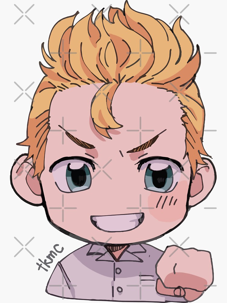 "Takemichi Hanagaki - Tkmc Chibi Cute" Sticker by EKSLIDAZAG | Redbubble