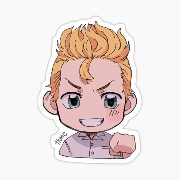 "Takemichi Hanagaki - Tkmc Chibi Cute" Sticker by EKSLIDAZAG | Redbubble