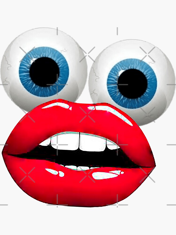 "Silly face" Sticker for Sale by alexacaroline | Redbubble