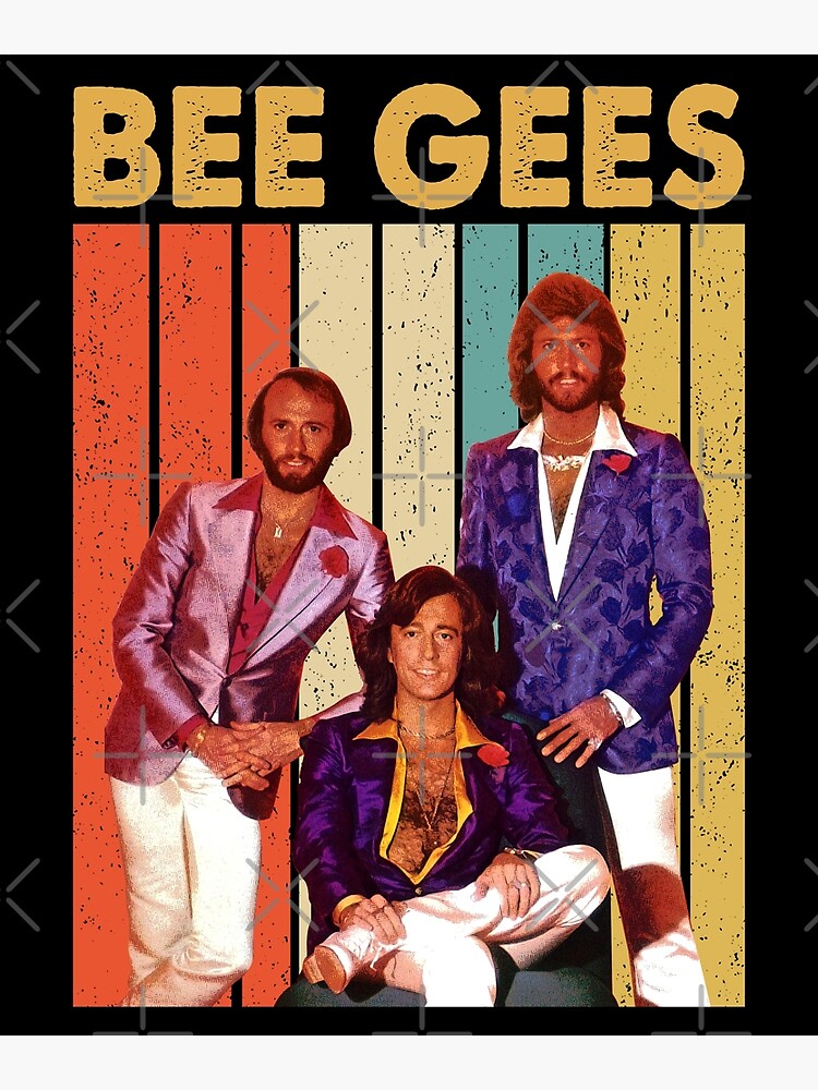 Póster «Retro Live Andy Bee Gees 80s Gift para fans» de JosephVeteran ...