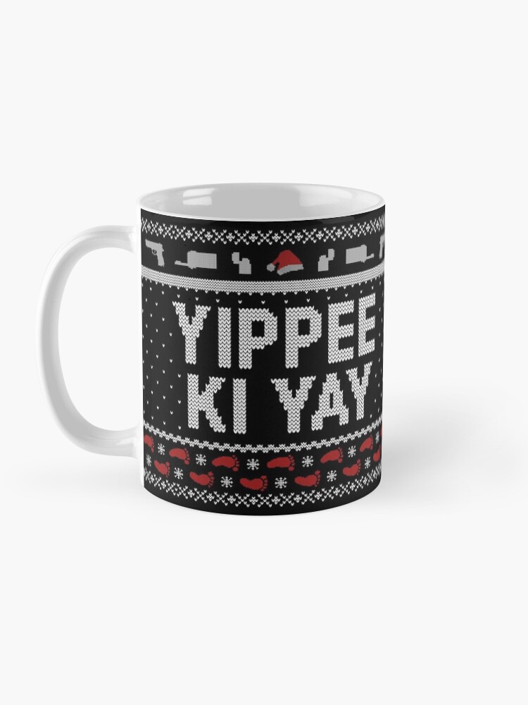 Yippee Ki Yay Funny Christmas Movie Quotes Coffee Mug sold by Luca ...