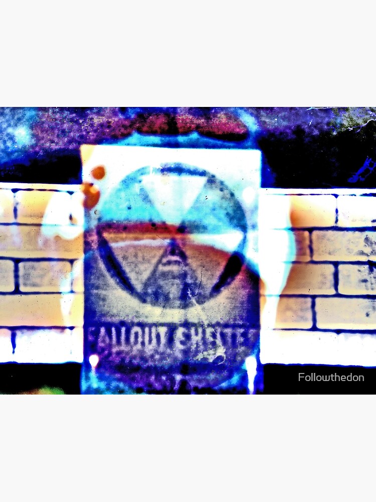 "fallout shelter Atomic mushroom cloud" Poster for Sale by Followthedon ...