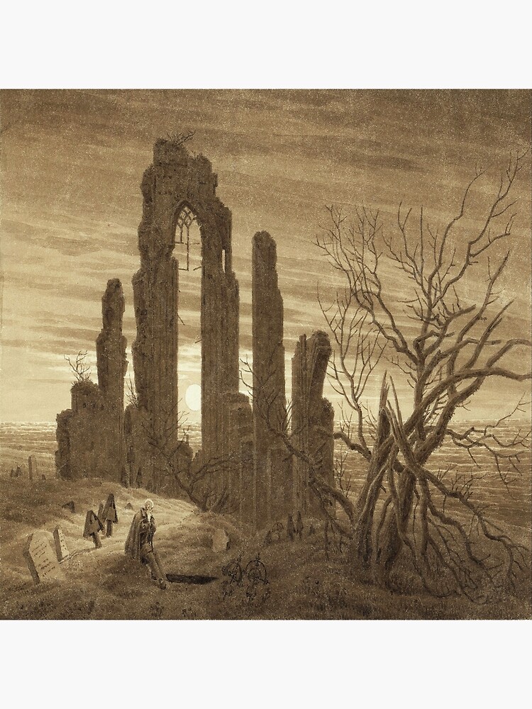 "Winter – Night – Old Age and Death by Caspar David Friedrich of 1803 ...