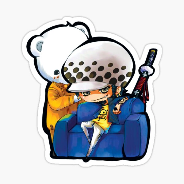 "Law And Bepo" Sticker for Sale by AndyArtic | Redbubble