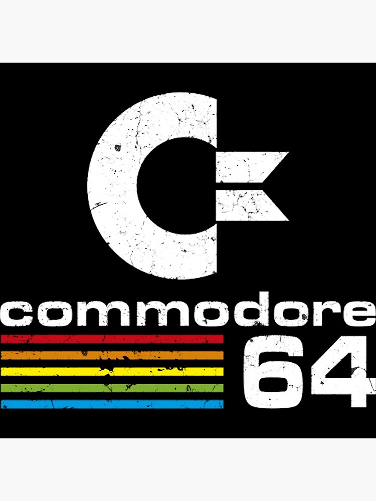 "Commodore 64 Vintage Logo Spiele Emulator" Fotodruck von Julieratery ...