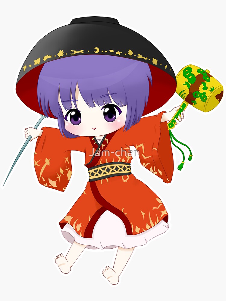 "Touhou Shinmyoumaru" Sticker for Sale by Jam-chan | Redbubble