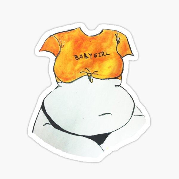 "Belly" Sticker for Sale by HelenaPremudra | Redbubble