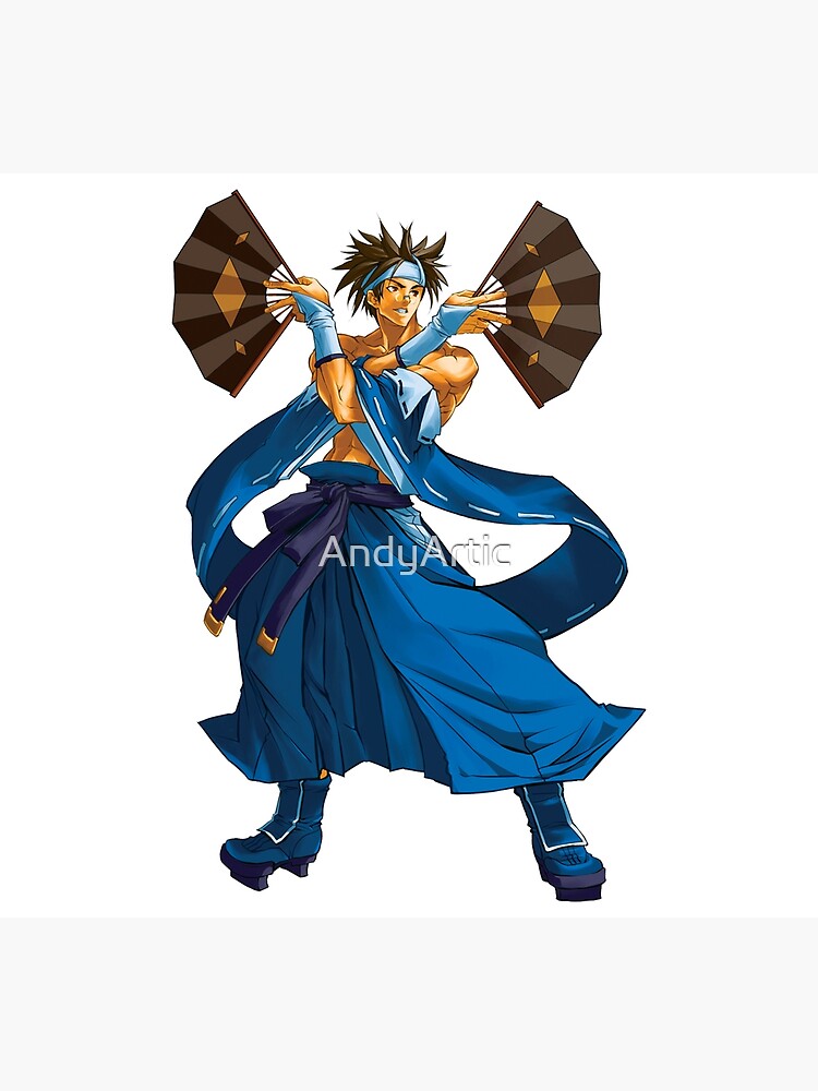 Anji Mito Guilty Gear Poster For Sale By Andyartic Redbubble