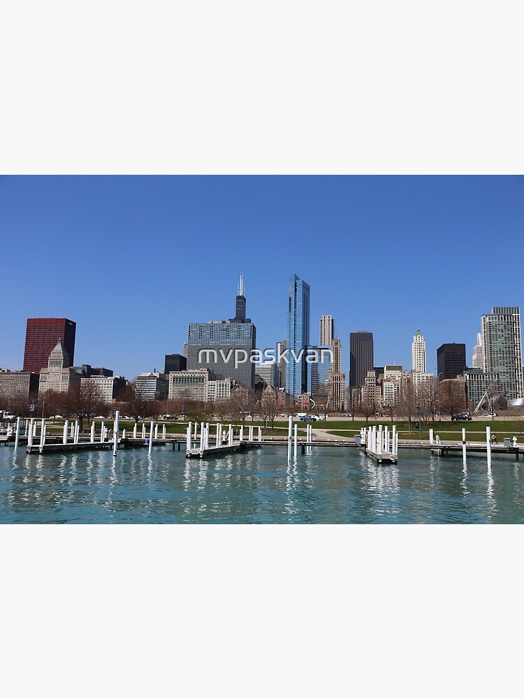 "Chicago lakefront in summer" Canvas Print for Sale by mvpaskvan ...