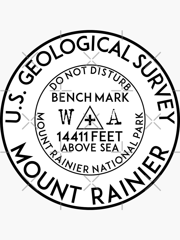 "BENCHMARK MOUNT RAINIER NATIONAL PARK WASHINGTON USGS GEOCACHING ...