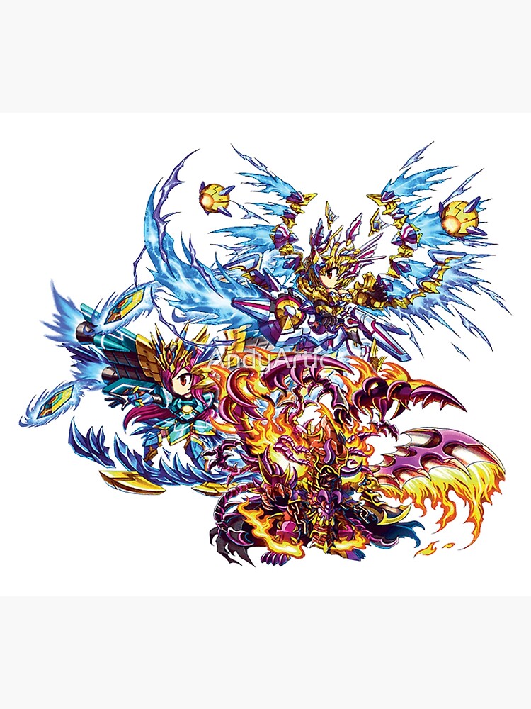 "brave frontier characters sprites" Poster for Sale by AndyArtic ...