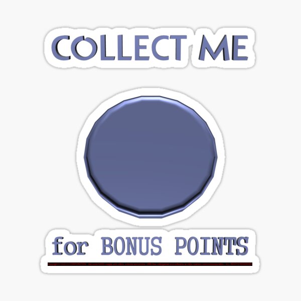 "583. Collect Me (Points)" Sticker by ciullocorp | Redbubble