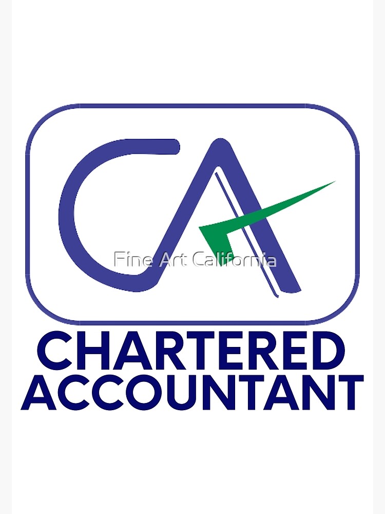 "Chartered Accountant" Poster for Sale by sourav1993 | Redbubble