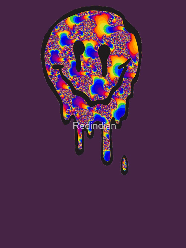 "Drippy Smiley Face Drippy Smiley Face" T-shirt for Sale by Redindian ...