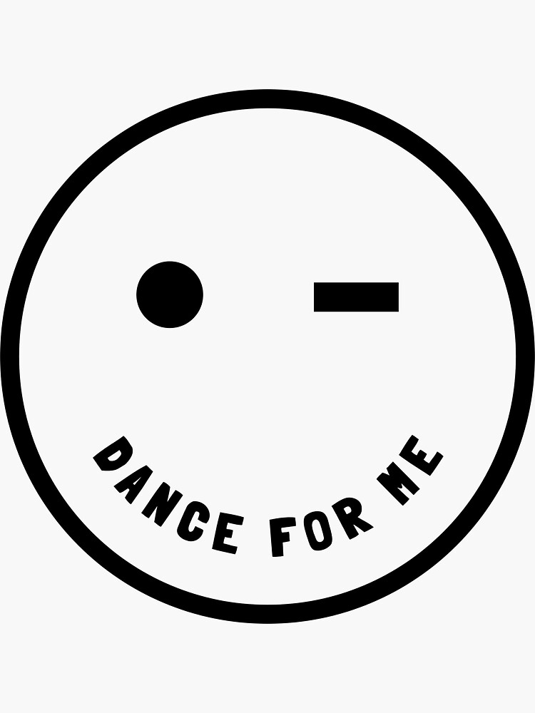 "Acid Smiley face - Dance for me" Sticker for Sale by ifeellove | Redbubble