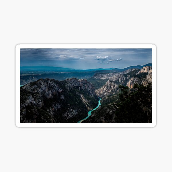 "Gorges du Verdon!" Sticker for Sale by loicblain | Redbubble