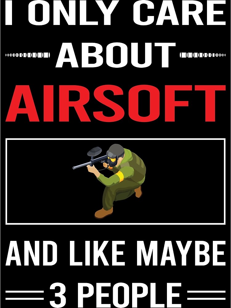 "Funny 3 People Airsoft" Poster for Sale by FifineCroteau | Redbubble