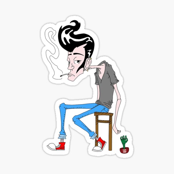 "Greaser" Sticker for Sale by ToxicSoup | Redbubble