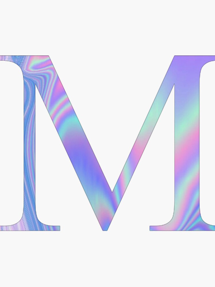 "Mu- Holographic - Greek Letter" Sticker for Sale by hopefuldesigns ...