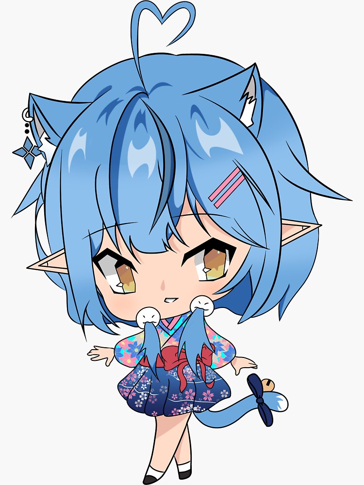 "Yukihana Lamy backgroundless" Sticker by Kodayo60 | Redbubble