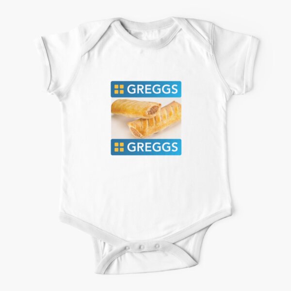 "GREGGS Pasty" Baby One-Piece for Sale by wow-designs | Redbubble