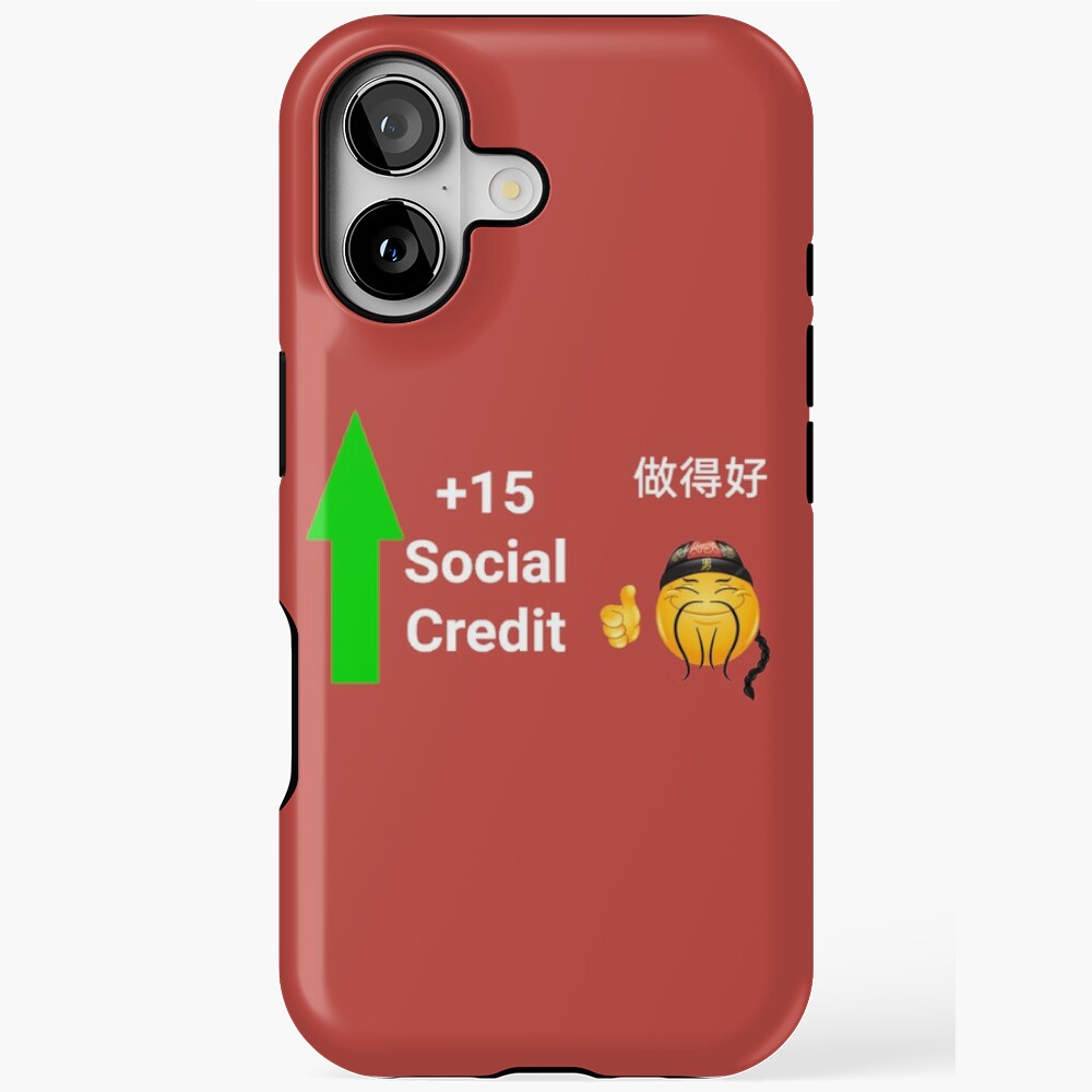 "+15 social credit" Sticker for Sale by tokedk | Redbubble