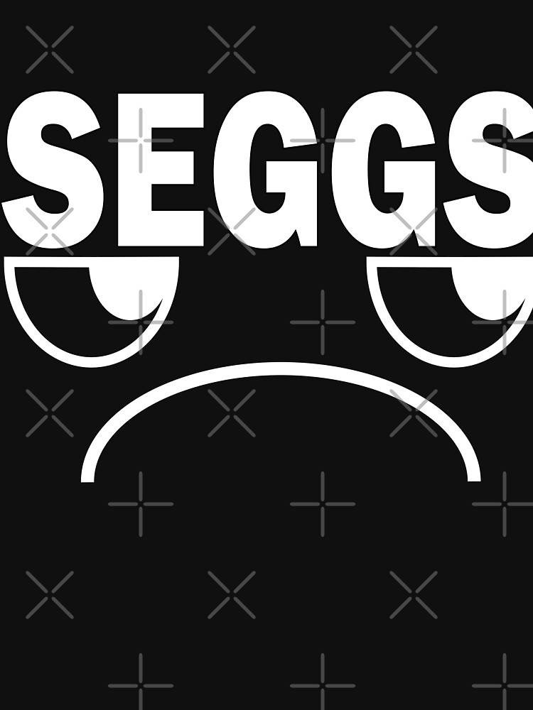 "Seggs sad face" T-shirt for Sale by Infinity2534 | Redbubble | seggs t ...