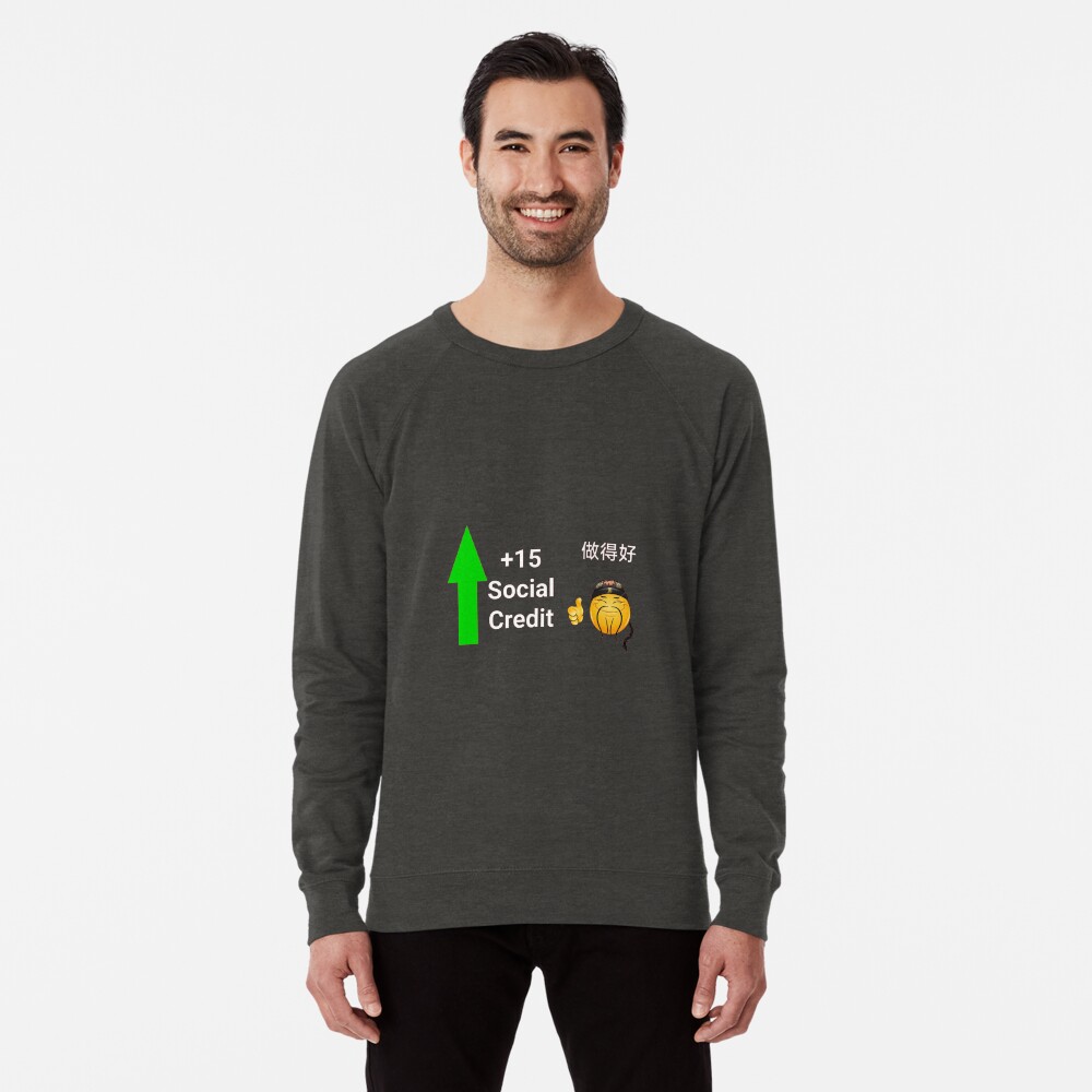 "+15 social credit" Sticker for Sale by tokedk | Redbubble