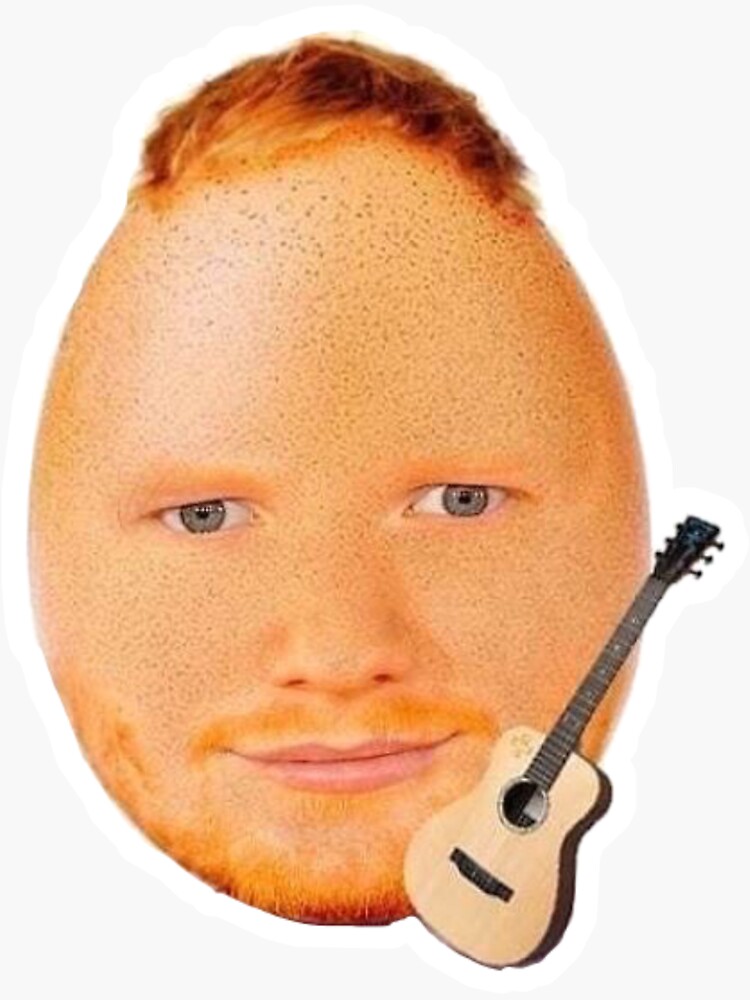 "egg sheeran sticker" Sticker for Sale by stickerbylucyy | Redbubble