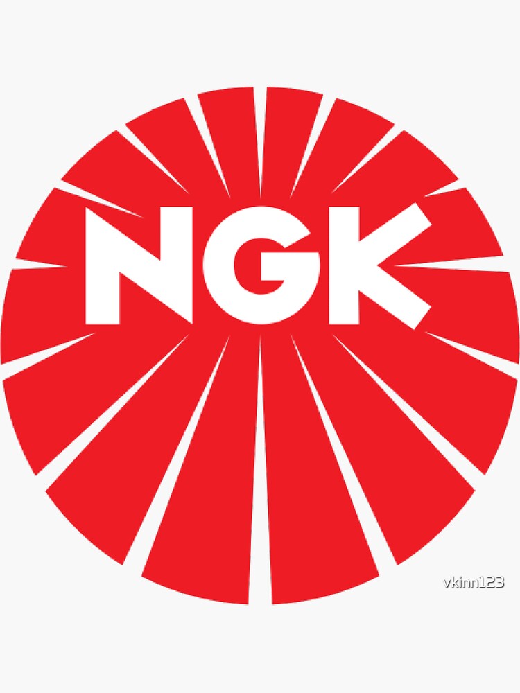 "Vintage NGK Sticker" Sticker for Sale by vkinn123 | Redbubble