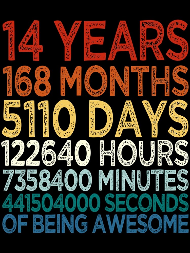 Lámina fotográfica «14 años de cumpleaños, 14 cumpleaños, catorce años ...