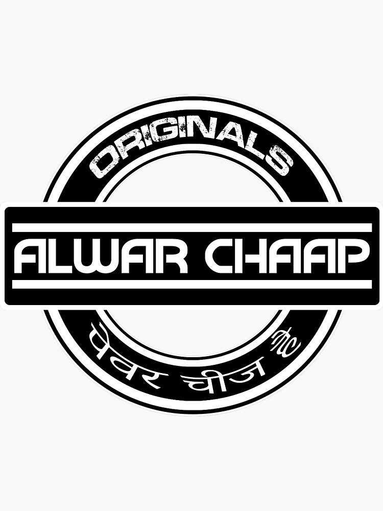 "Alwar chaap logo " Sticker for Sale by DevDaas | Redbubble