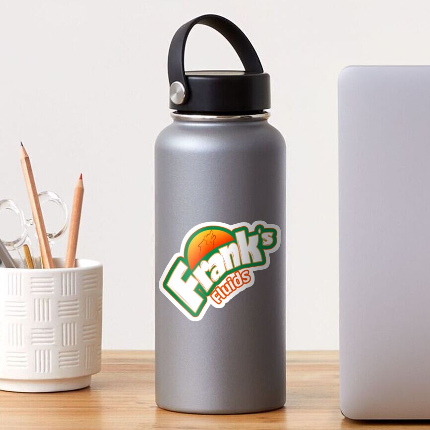 "Frank's Fluids Wolf Cola" Sticker for Sale by Vector-Virtuoso | Redbubble