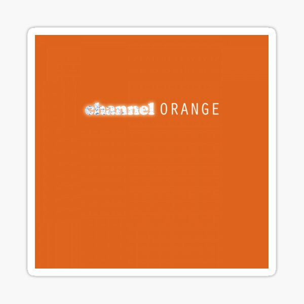 "Channel Orange " Sticker for Sale by Yuckthegang | Redbubble