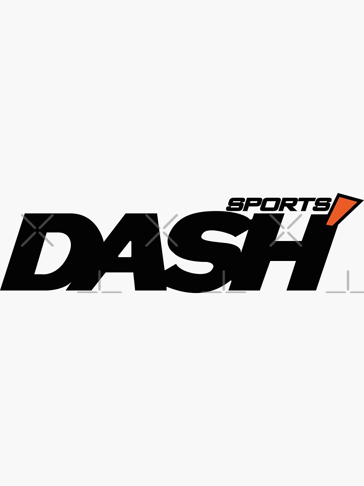 "DASH SPORTS" Sticker for Sale by JDMShop | Redbubble