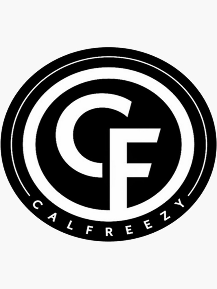 "Calfreezy logo " Sticker for Sale by CreativeJuicce | Redbubble