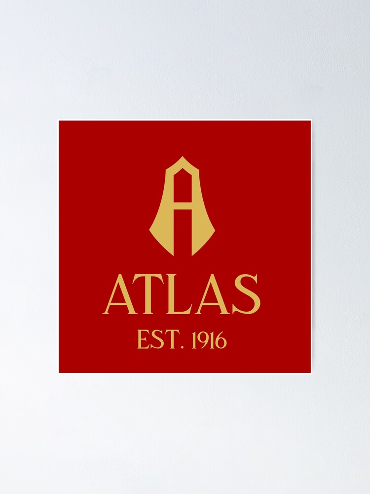 "Atlas Gold" Poster for Sale by VRedBaller | Redbubble