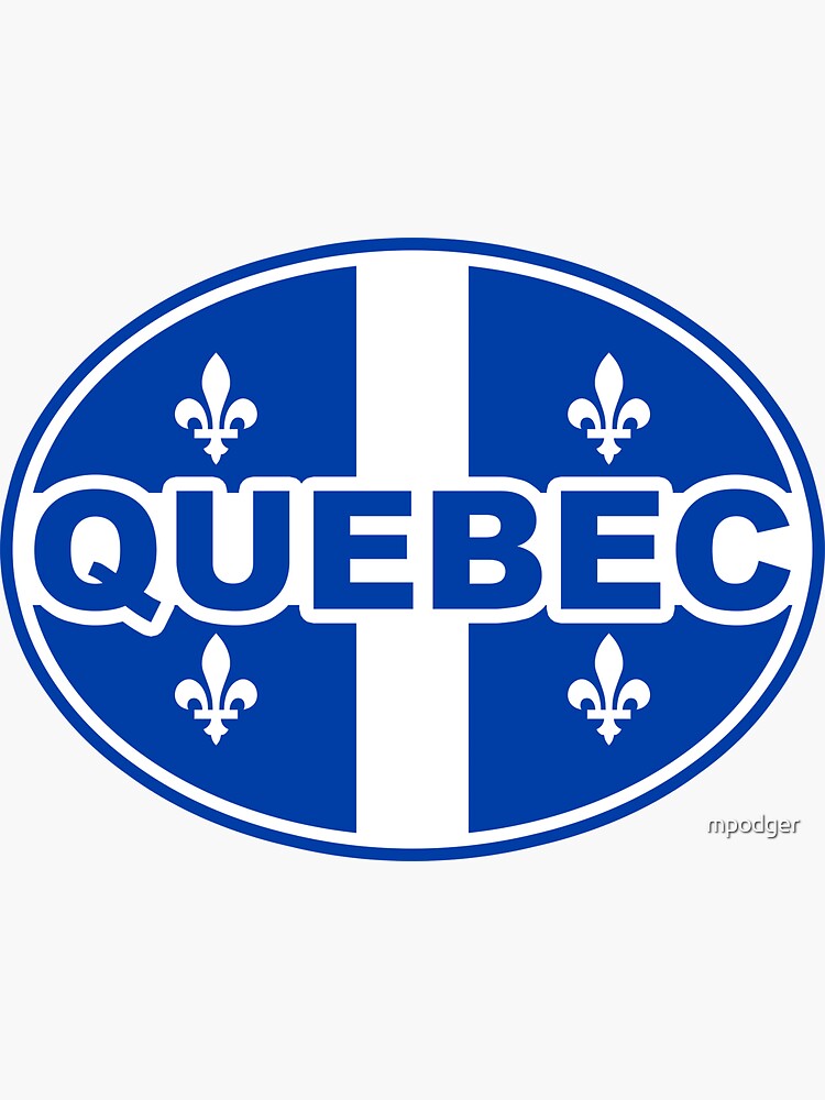 "QUEBEC Gifts, Masks, Stickers & Products (14)" Sticker for Sale by ...