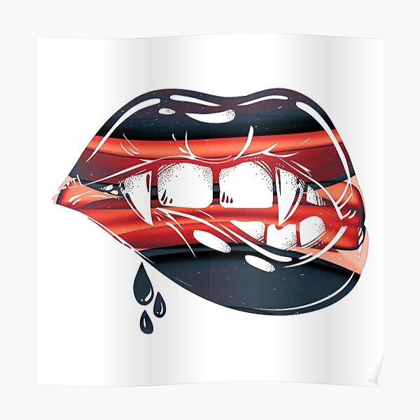 "lip Art" Poster for Sale by Tshirtstory | Redbubble