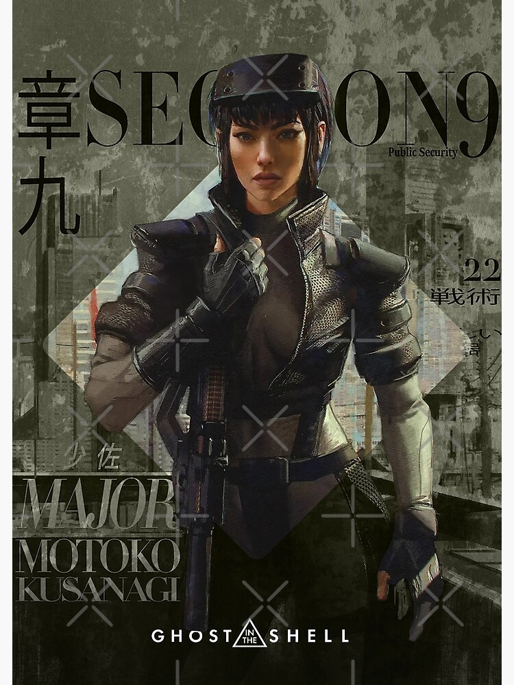 "GiS Motoko Kusanagi" Poster for Sale by vertexvirtuoso | Redbubble