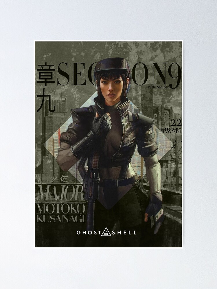 "GiS Motoko Kusanagi" Poster for Sale by vertexvirtuoso | Redbubble
